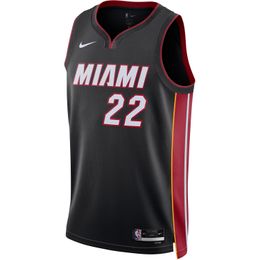 Nike Jimmy Butler Miami Heats Spielertrikot Herren, schwarz, Größe: L