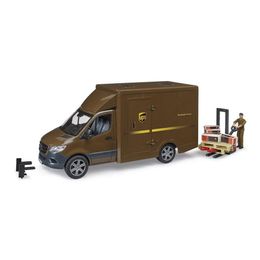 Bruder® Spielzeug-Transporter MB Sprinter UPS mit Fahrer und Zubehör 02678