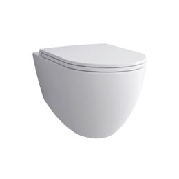 Alpenberger Tiefspül-WC - Moderne Toilette Spülrandlos mit Nano Beschichtung