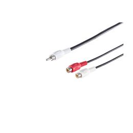 S/CONN maximum connectivity® Cinchstecker auf Cinchkupplung Audio-Kabel