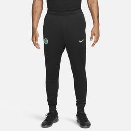 Chelsea FC Strike Third Nike Dri-FIT Fußball-Trainingshose für Herren - Schwarz