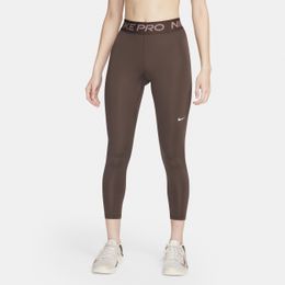 Nike Pro 365 7/8-Leggings mit mittelhohem Bund für Damen - Braun