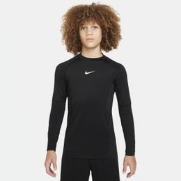 Nike Pro Dri-FIT-Longsleeve für ältere Kinder (Jungen) - Schwarz