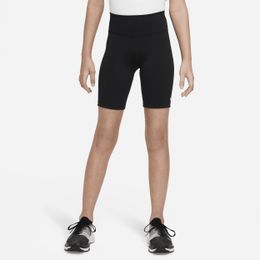 Nike One Bike Shorts mit Print für ältere Kinder (Mädchen) - Schwarz