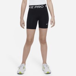 Nike Pro Dri-FIT Shorts (ca. 12,5 cm) für ältere Kinder (Mädchen) - Schwarz