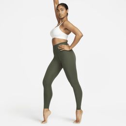 Nike Zenvy Leggings in voller Länge mit sanftem Halt und hohem Taillenbund für Damen - Grün