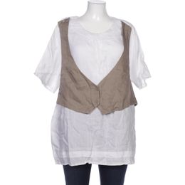 Ulla Popken Damen Bluse, weiß, Gr. 50