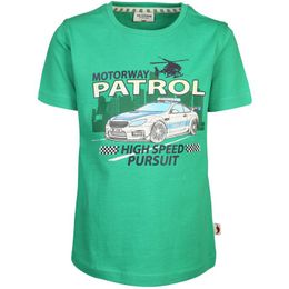 SALT & PEPPER Salt & Pepper - T-Shirt MOTORWAY PATROL in bright green, Gr.92/98