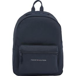 Tommy Hilfiger Tagesrucksack, Zweiwegereißverschluss, Frontfach, für Kinder, blau