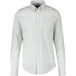 Lerros Freizeithemd, Regular Fit, Under-Button-Down-Kragen, für Herren, weiß, XL