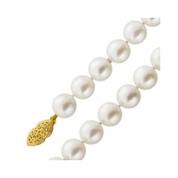 CH.ABRAMOWICZ Collier Perlenkette Gelbgold 585 Japanische Akoyaperlen 8