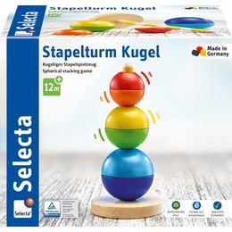 Selecta Stapelspielzeug Kleinkindwelt Holz Stapelturm Kugel Stapel 62002