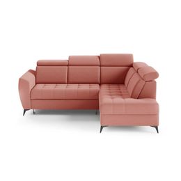 MOEBLO Ecksofa IDAHO II, Couch für Wohnzimmer