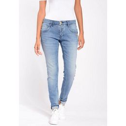 Gang Relax-fit-Jeans 94GERDA DEEP CROTCH aus der ECO LINE mit Bio-Baumwolle und Stretch, blau