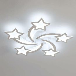 Led Deckenleuchte,Wohnzimmerlampe,Schlafzimmer Deckenlampe 60W 6700LM moderne Deckenbeleuchtung, 6500K kühles weißes Licht