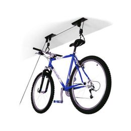 Meditrade GmbH Fahrradträger aufhängung hängend decke keller garage riemenscheibe 1 fahrrad 20KG