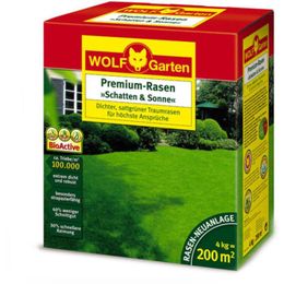 Wolf Garten Wolf-garten - Rasensamen Supra lp 200 Schatten & Sonne 4kg