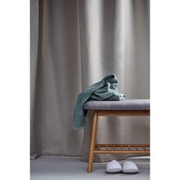 Anti-Schimmel Duschvorhang Uni Beige, Textil (Polyester), 180 x 200 cm, waschbar, Beige, Polyester beige - beige - Wenko
