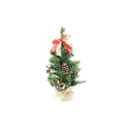 MARKENLOS - Künstlicher Weihnachtsbaum 40cm geschmückter Deko Tannenbaum