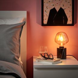 IKEA MARKFROST / MOLNART Tischleuchte + LED-Leuchtmittel