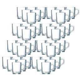 LUXENTU Teegläser Kaffeegläser 0,25 l 48er Set