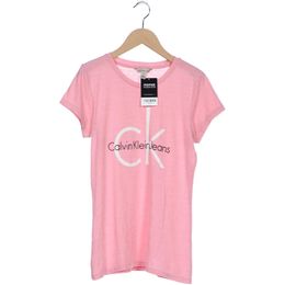Calvin Klein Jeans Damen T-Shirt, pink, Gr. 36