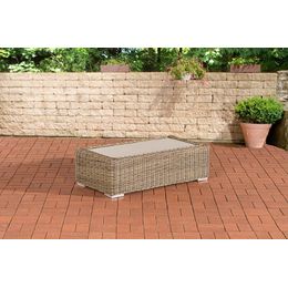 CLP Gartentisch Madeira, aus Rundrattan 110x60x33 cm