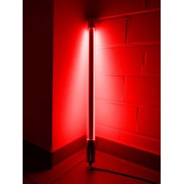 XENON LED Wandleuchte 9775 LED Stab VISION 24 W 153 cm EK Kabel-weiß Kunststoff-Röhre Rot