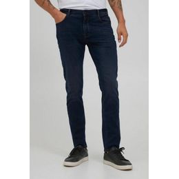 !Solid Slim-fit-Jeans Slim Fit Denim Jeans Stoned Washed Trousers SDTOMY (1-tlg) 4134 in Dunkelblau