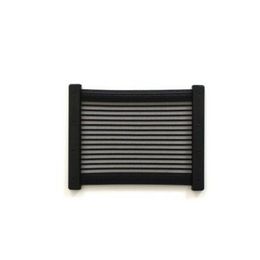 Kiiper Aufbewahrungsnetz liniert schwarz, M - 33 x 26 cm