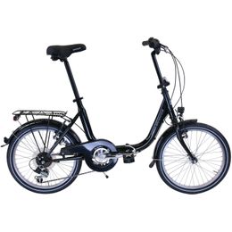 Klapprad Performance Fahrräder Gr. 40 cm, 20 Zoll (50,80 cm), schwarz Fahrräder