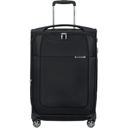 Samsonite Koffer D'LITE 63, 4 Rollen, Reisekoffer Weichschalenkoffer Koffer für Flugreisen TSA-Zahlenschloss, schwarz