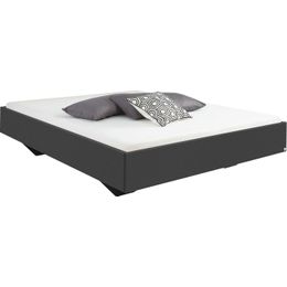 Rauch Futonbett Phoenix, ohne Kopfteil, grau