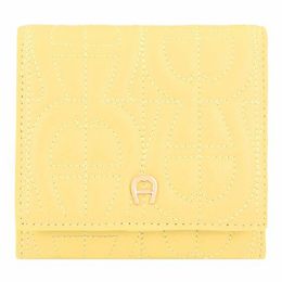 Aigner Diadora Geldbörse RFID Schutz Leder 10.5 cm garbanzo yellow