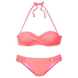 s.Oliver Set: Bügel-Bandeau-Bikini 'Soft' peach Gr. 32 Cup A. Mit Bügel. Nachhaltig.