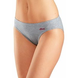 s.Oliver Bikinislip mehrfarbig Gr. 32/34 (S). Mit Logodruck. K&ouml;rpernah. Nachhaltig.