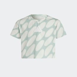 Adidas Marimekko Allover Print Cotton T-Shirt