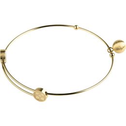 ERNSTES DESIGN Damen Armreif, Edelstahl, gold