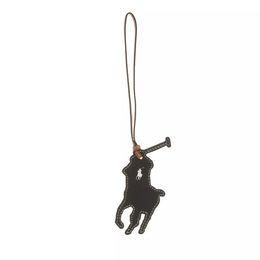 Polo Ralph Lauren Schl&uuml;ssel- & Taschenanh&auml;nger - Pny Pl Charm Bag Charm Medium - Gr. unisize - in Schwarz - f&uuml;r Damen