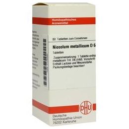 DHU-Arzneimittel NICCOLUM METALLICUM D 6 Tabletten