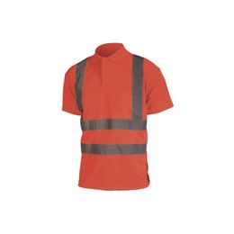 Cepovett - High Visibility Polo Shirt - Kurze Ärmel - Neon Rot - 3XL - Rouge