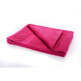 Etérea - Handtuch Serie Basic; Farbe: Pink; Größen: 80x200 cm Saunatuch - Pink
