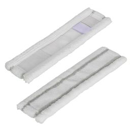 TRADESHOP Trade-shop - Wischtücher / Wischbezug / Mikrofaser-Pads (2 Stück) kompatibel mit Kärcher Akku-Fensterreiniger Fenstersauger ersetzt 2.633-100.0