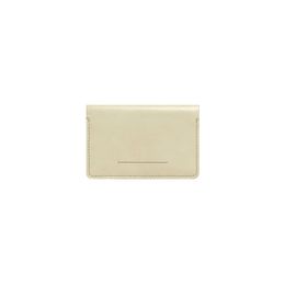 HORIZN STUDIOS Double Card Holder, Leder - Beige