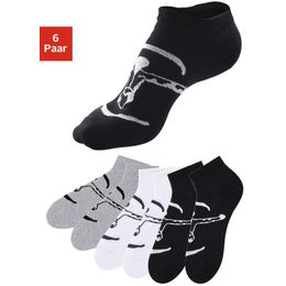 Chiemsee Damen Sneakersocken, Bunt, Gr. 35/36, Str&uuml;mpfe & Socken, Material: Baumwolle