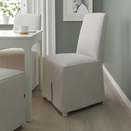 IKEA BERGMUND Stuhl mit langem Bezug