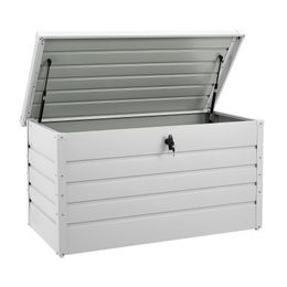 Juskys Metall Aufbewahrungsbox Limani 380 Liter - Box wasserdicht, abschließbar - Weiß