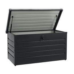 Juskys Metall Aufbewahrungsbox Limani 380 Liter - Box wasserdicht, abschließbar - Anthrazit