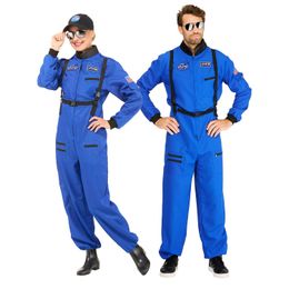 buttinette Kostüm "Astronaut", blau, unisex