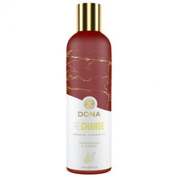 Dona-by-Jo Dona - Ätherisches, veganes Massageöl Recharge Zitronengras & Ingwer